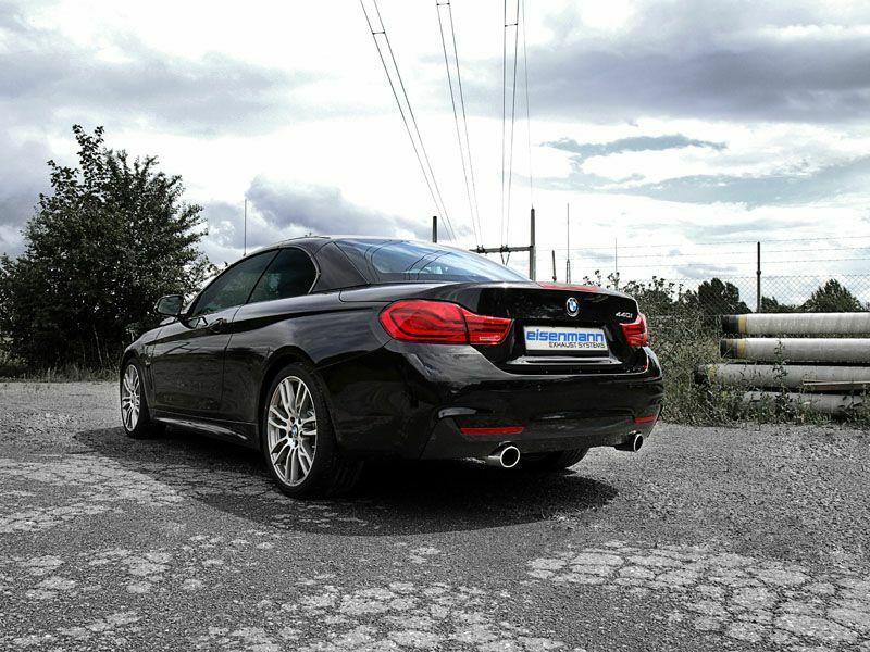 BMW 340i(F30)/440i(F32)等 レーシングマフラー 90mmチップ【Eisenmann】