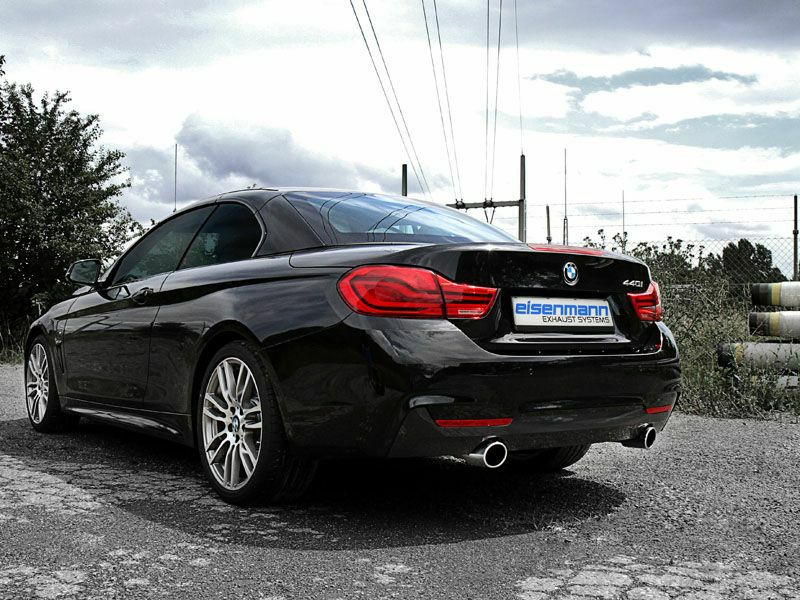 BMW 340i(F30)/440i(F32)等 スポーツマフラー 90mmチップ【Eisenmann】
