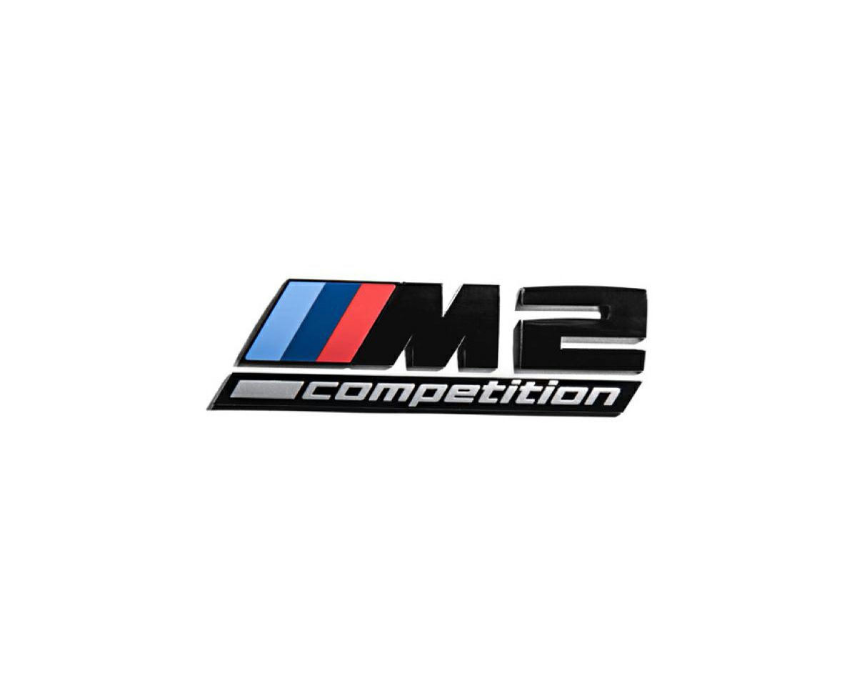 【BMW純正】M2 コンペティションリアエンブレム M2(F87) 51148079564