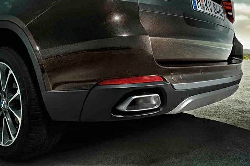 【BMW純正】X5 xDrive35i(F15)M PERFORMANCE テールパイプ チップ/バンパー トリム セット クローム ...