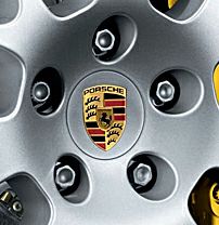 【ポルシェ純正】ポルシェ 997(911)／987ケイマン等 PORSCHEクレスト センターキャップ シルバー 00004460601