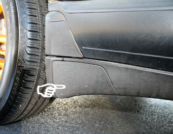 【ポルシェ純正】ポルシェ 957カイエン ロッカー トリム 右 95550416800