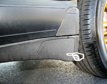 【ポルシェ純正】ポルシェ 957カイエン ロッカー トリム 左 95550416700